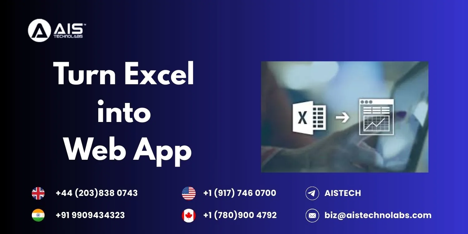 Turn Excel Spreadsheet Into Web Application | AIS Technolabs